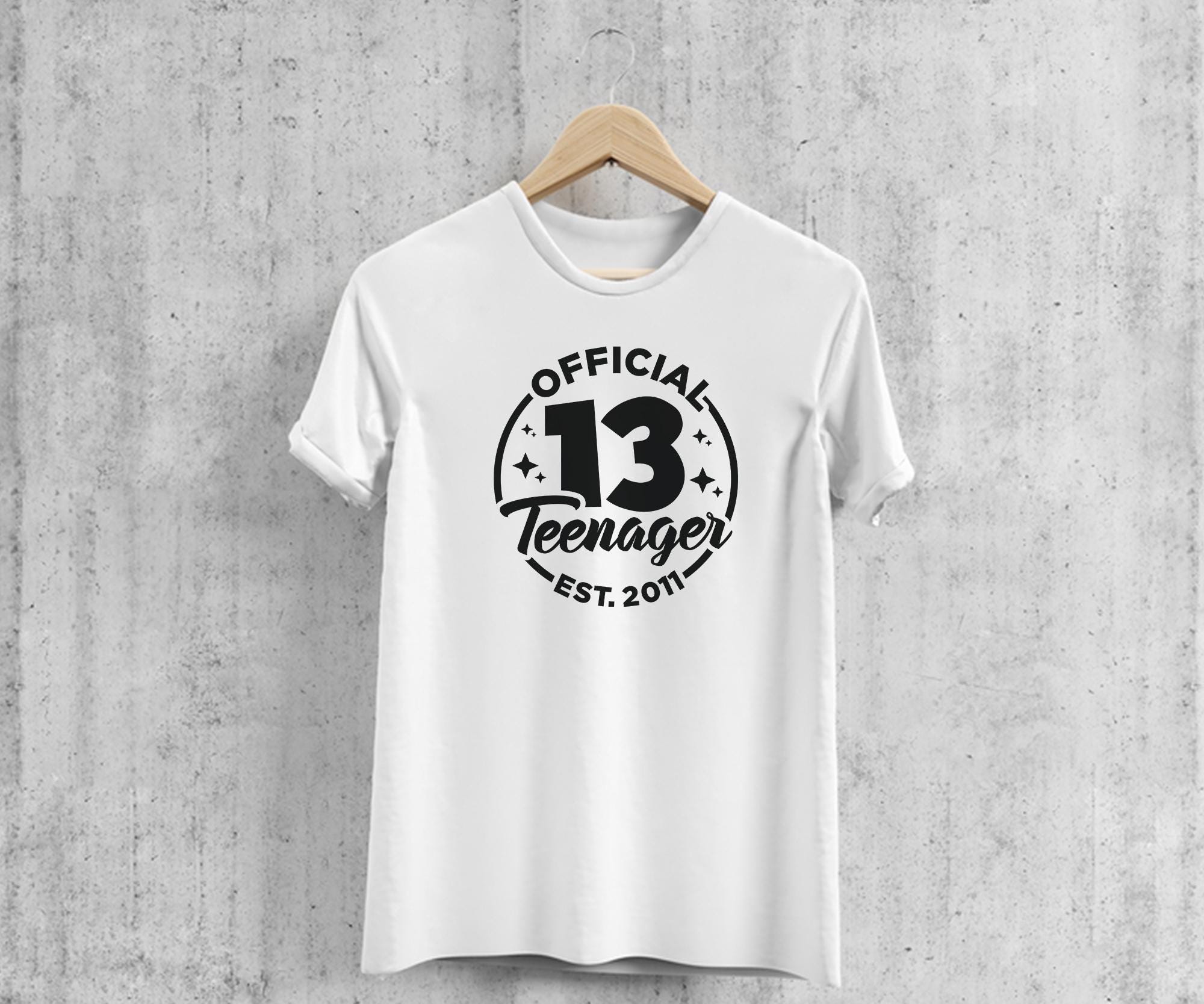 13 Official Teenager Svg, 13th Birthday Girl Svg, Cricut, Sublimation ...