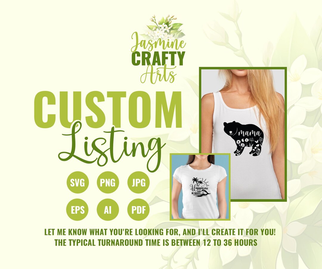 Custom SVG, Custom SVG File for Cricut, Custom Graphic Design Service ...