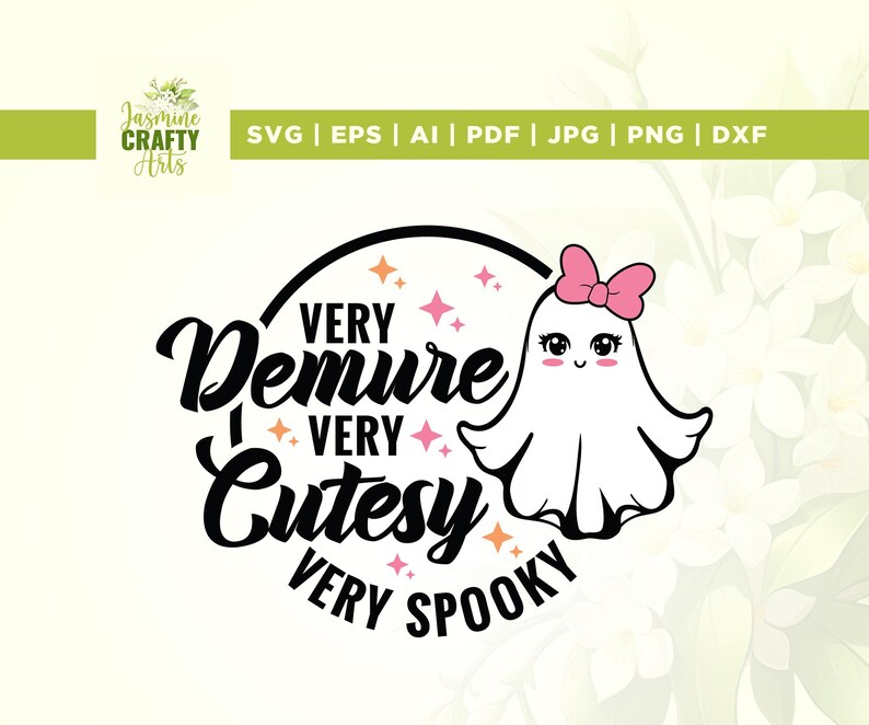 Very Demure Very Cutesy Very Spooky Svg, Cricut, Sublimation, Very ...