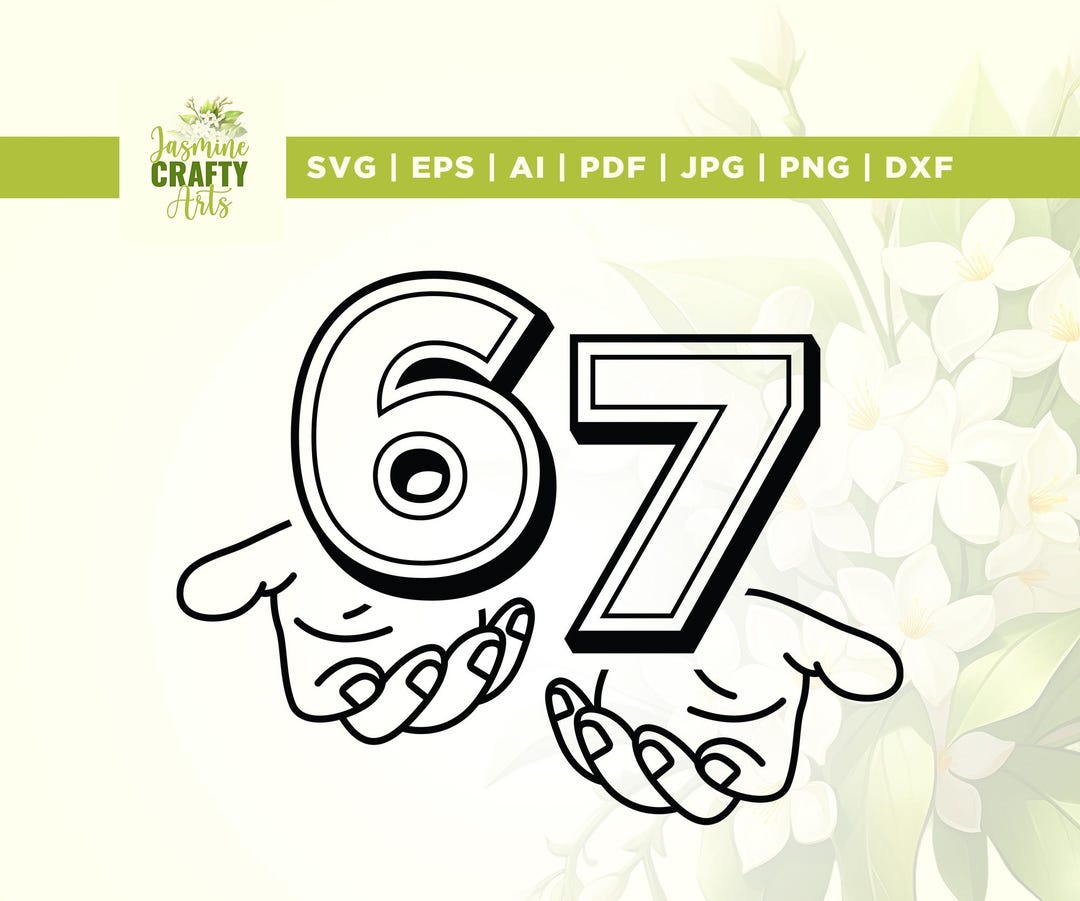 Six Seven Meme SVG, Funny Meme Svg, 6 7 Design, Cricut, Sublimation ...