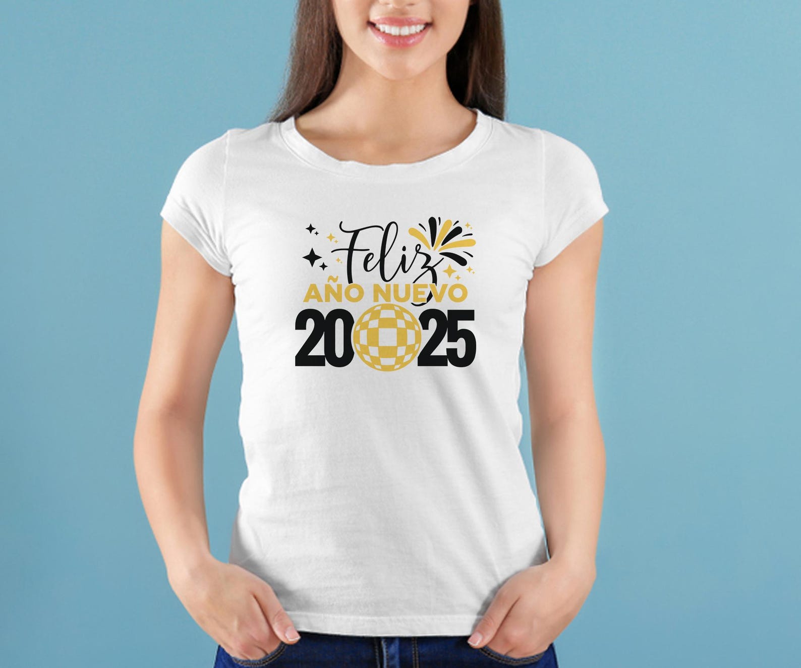 Feliz Ano Nuevo 2025 Svg, Happy New Year 2025 Svg, Cricut, Sublimation ...