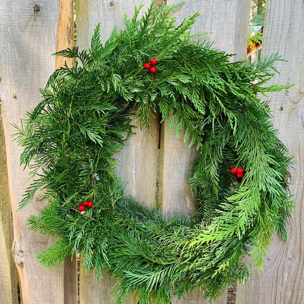 Cedar Wreath - Etsy