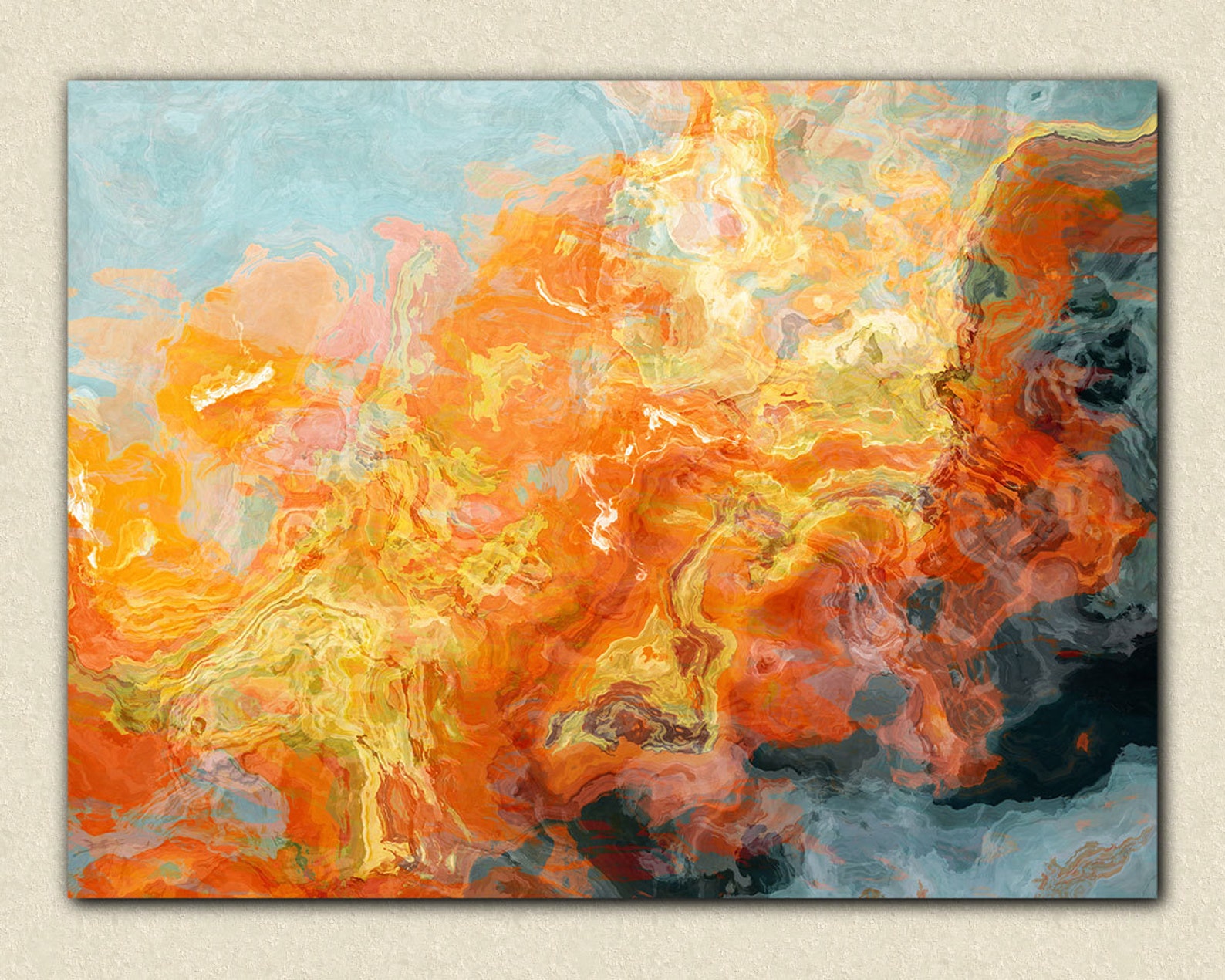 Abstract Expressionism Canvas Print 24x32 to 40x54 Gallery - Etsy