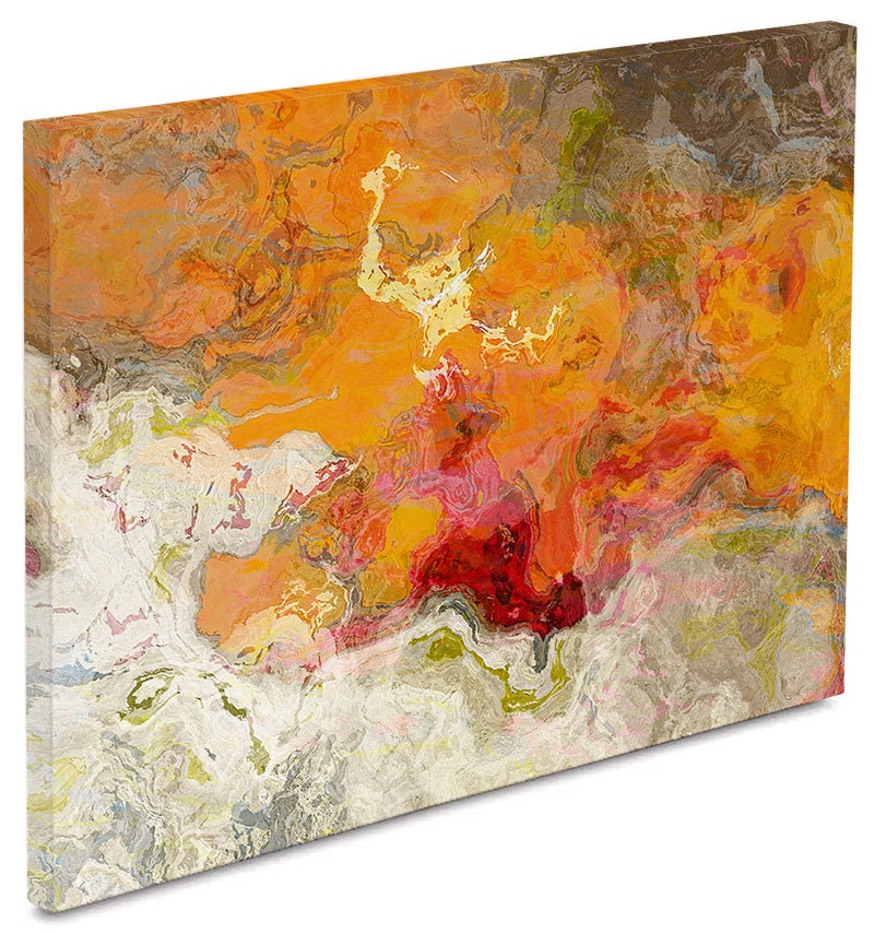 Abstract Expressionism Canvas Print 30x60 to 40x78 Triptych - Etsy