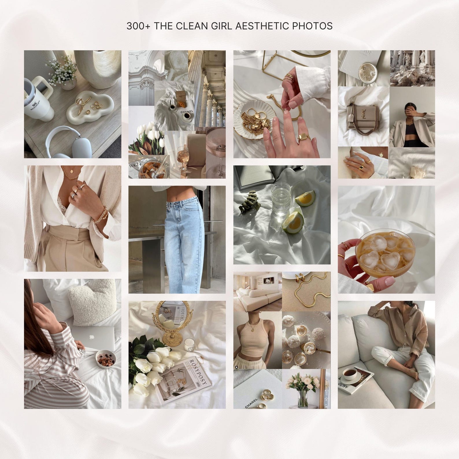 300+ Clean Girl Aesthetic Stock Photos: Beige, Faceless (digital ...