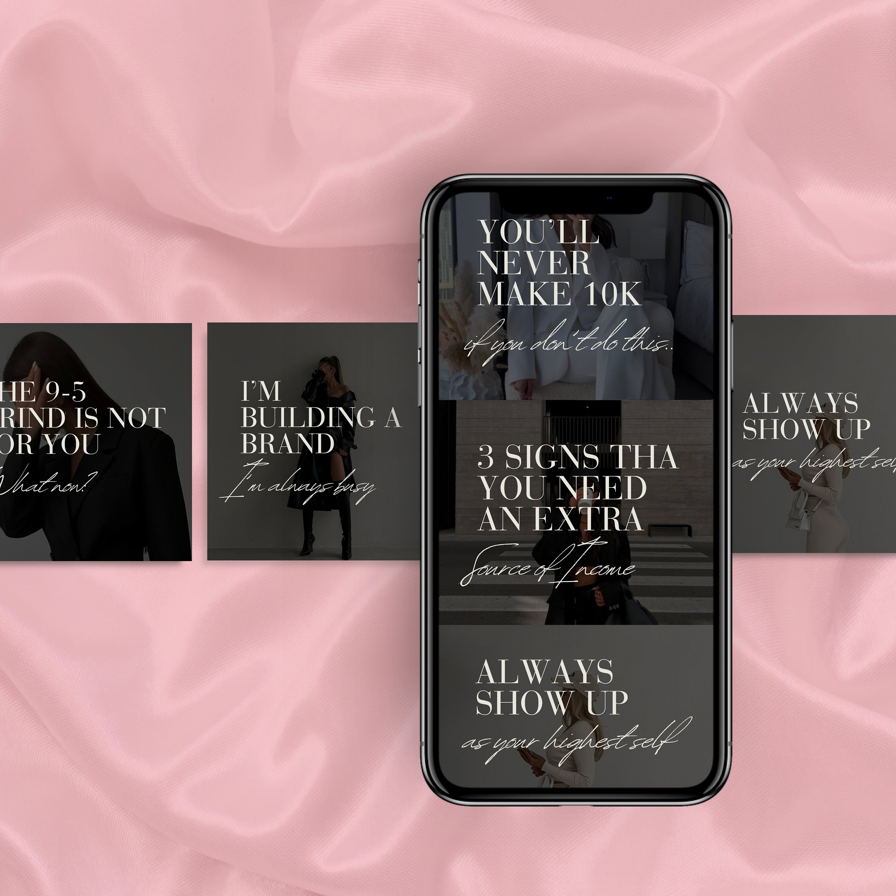 Bundle 50 Faceless Instagram Posts Social Media Marketing Pack ...