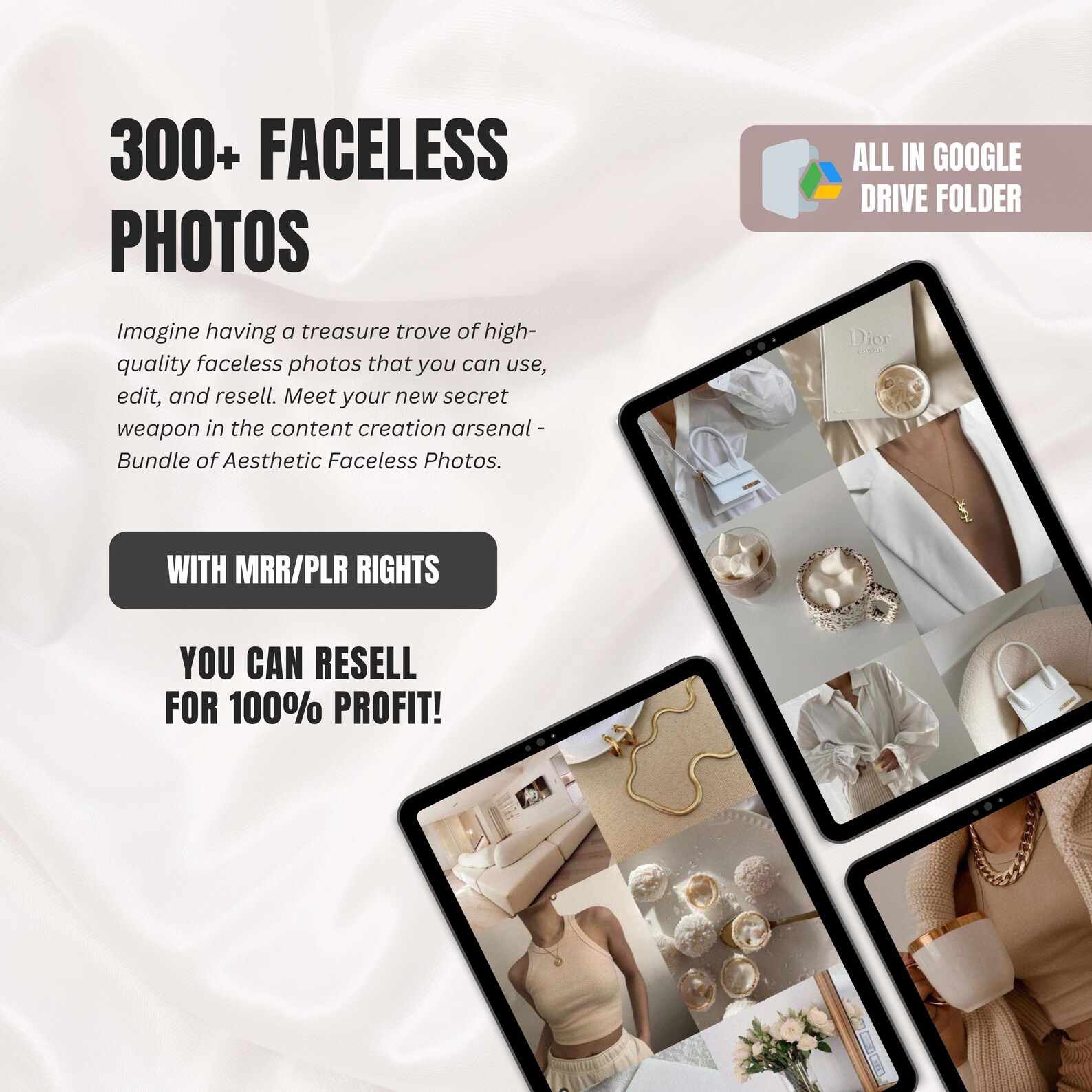 300+ Vanilla Girl Aesthetic Photo Collage Beige Wall Collage Kit ...