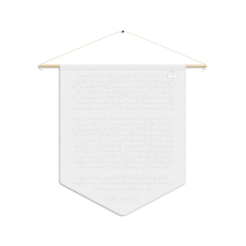 Full Armor of God Pennant, Ephesians 6:10 18 Scripture Wall Flag ...