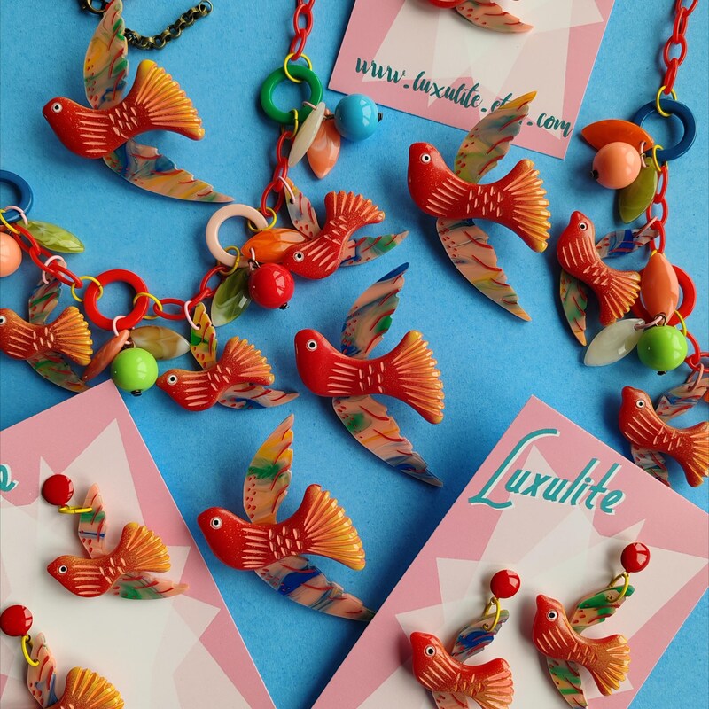 Bird Rockabilly - Etsy