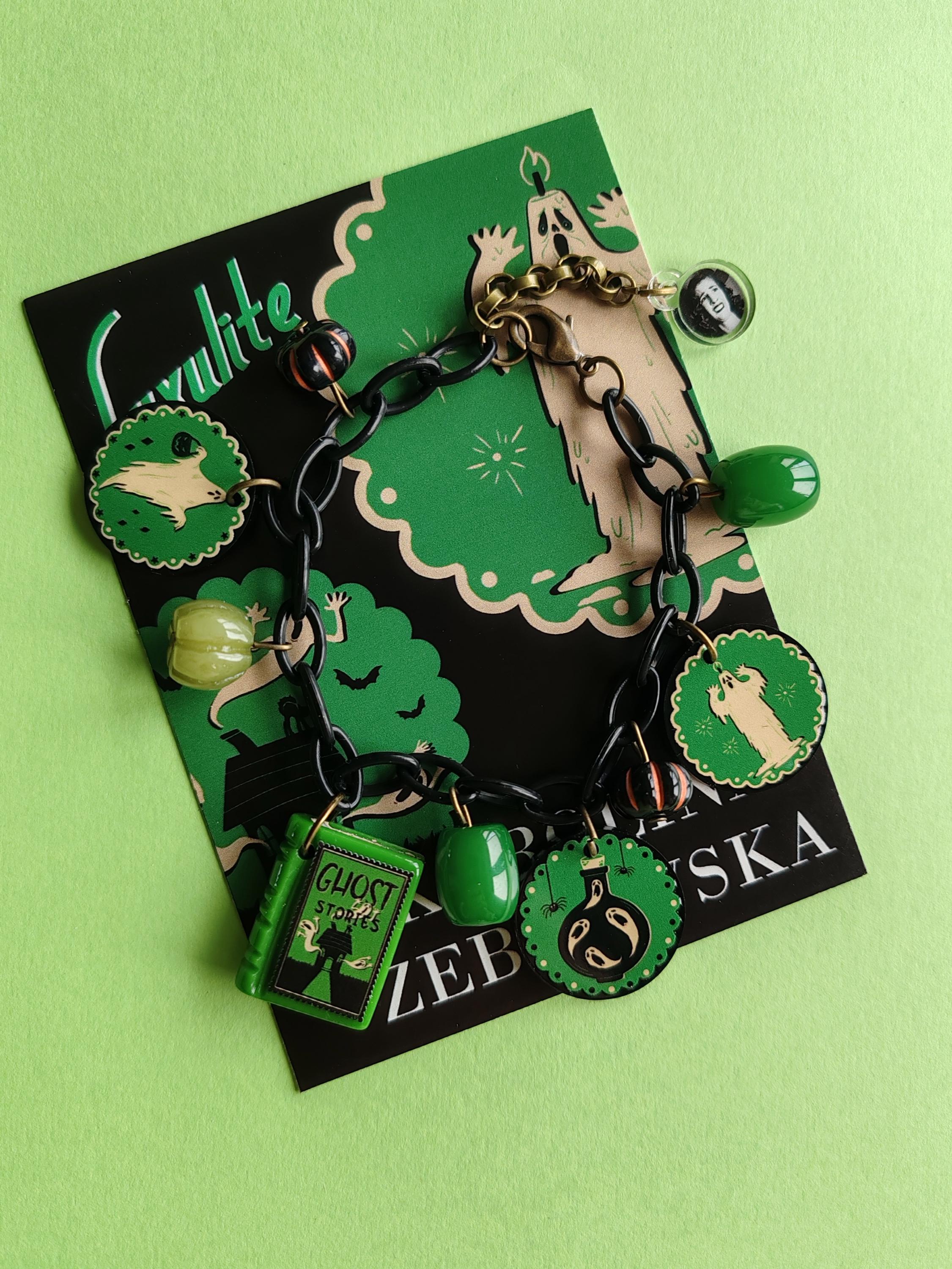Ghost Stories Charm Bracelet! Luxulite X Karolina Zebrowska Halloween ...
