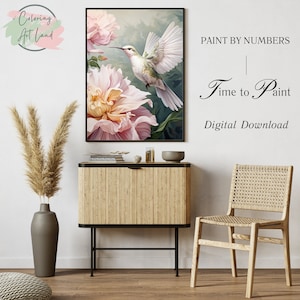 15 Peonies Painting, Paint by Numbers, Flowers Coloring Pages, Color by ...