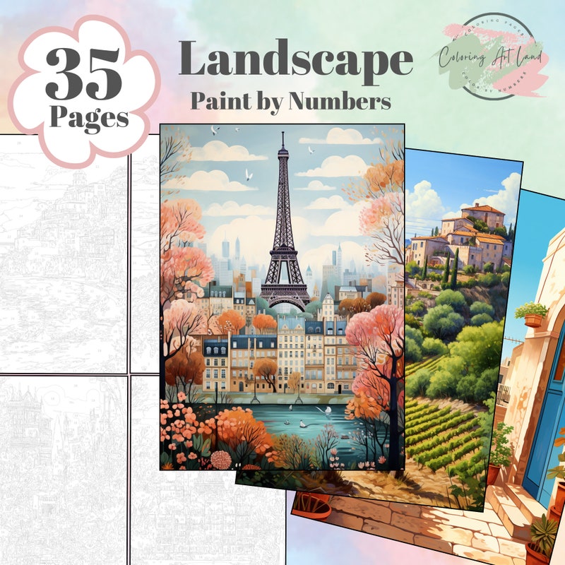 Rainbow Free Coloring Pages - Etsy UK