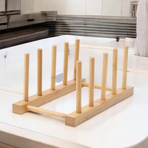 Kitchen Decoration Stand | Dish Holder Display | Wooden Home Accessory ...