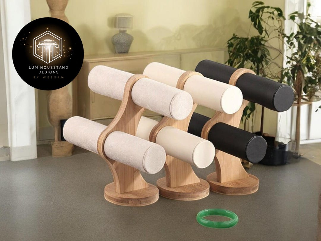 T-bar Support Holder Dual-level Display Stand Desktop Rack for ...