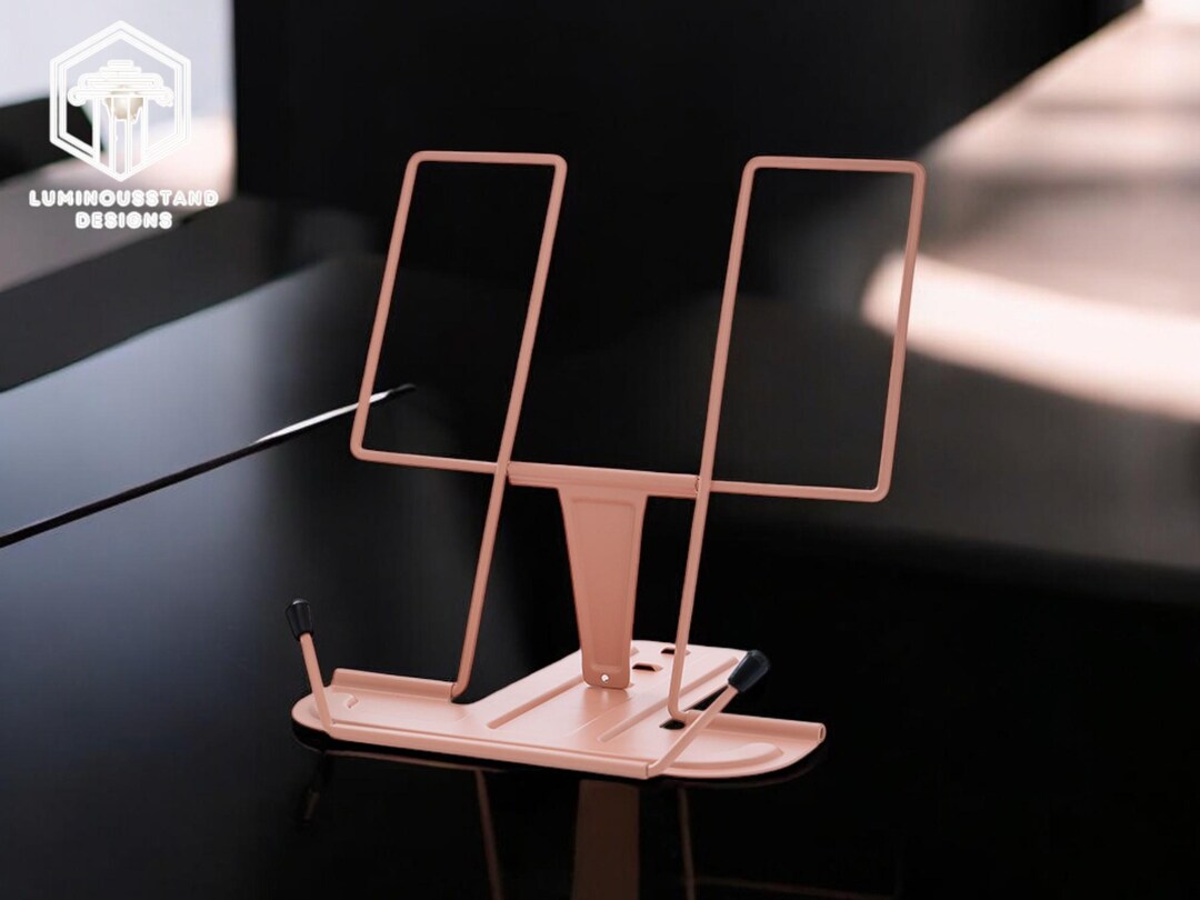 Adjustable Book Stand | Portable Desk Reading Rest | Cookbook ...