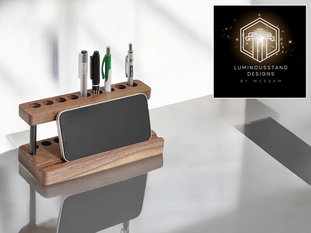 Pen Display Stand Organizer | Phone Rack Storage | Table Desktop ...