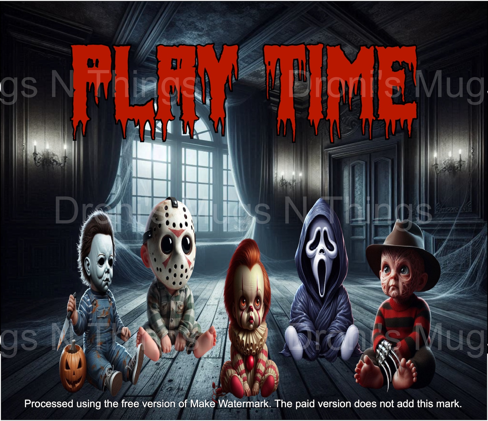 Baby Killers Play Time Halloween Tumbler Wrap Digital Download. Killers ...