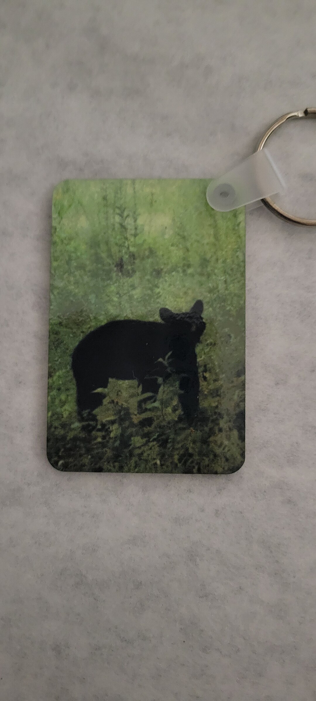 Black Bear Cub Keychain - Etsy