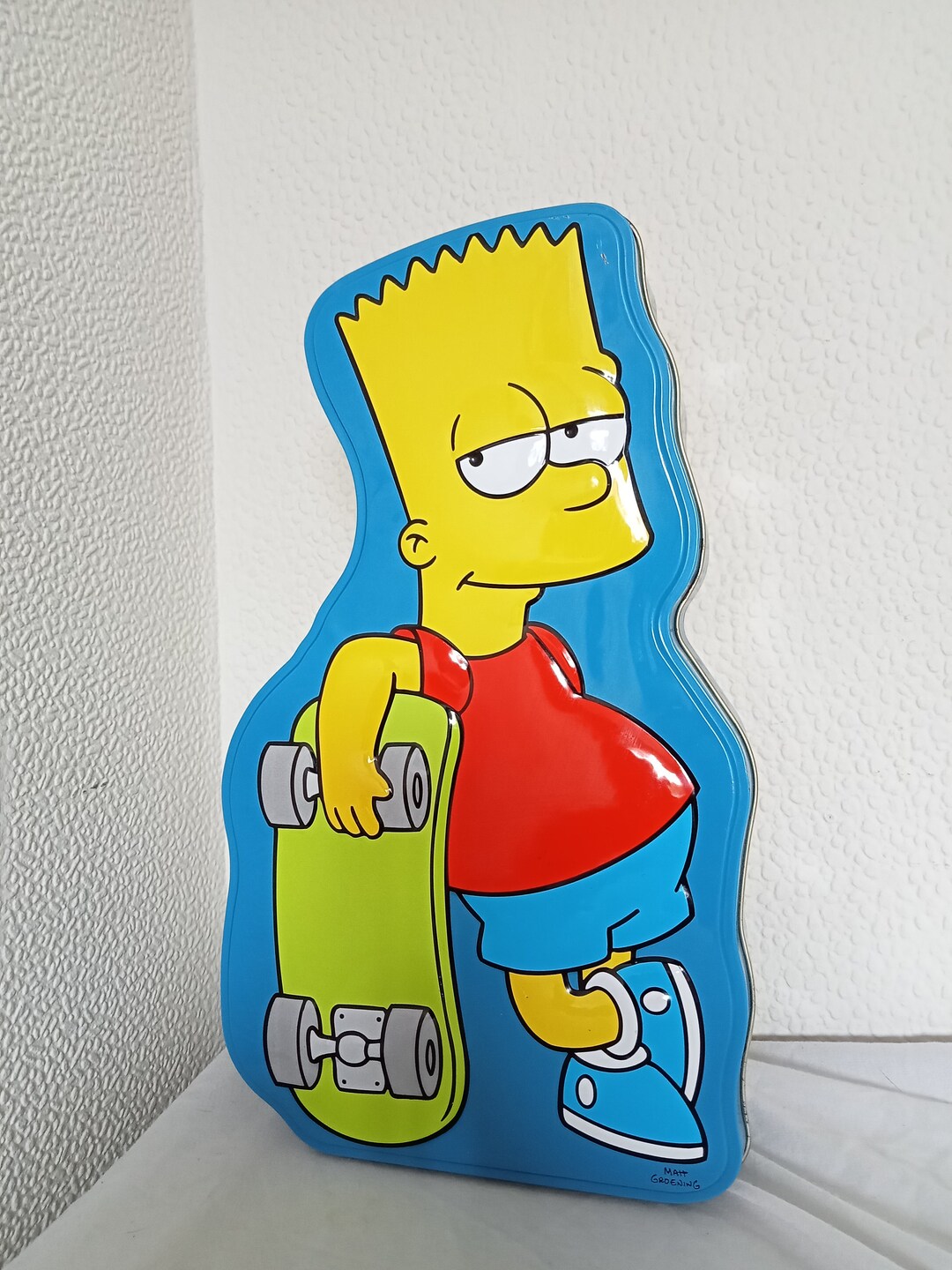 Vintage 2004 Bart Simpson Large Biscuit Tin the Simpsons Cartoon - Etsy