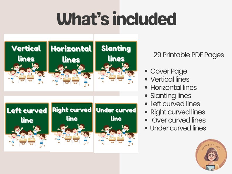 Lines Learn Lines Educational Busy Book for Toddlers & Kids Busy Book ...