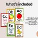 Colorful ABC Flashcards Digital Download, Alphabet Flash Cards ...