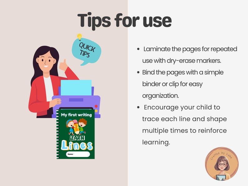 Lines Learn Lines Educational Busy Book for Toddlers & Kids Busy Book ...