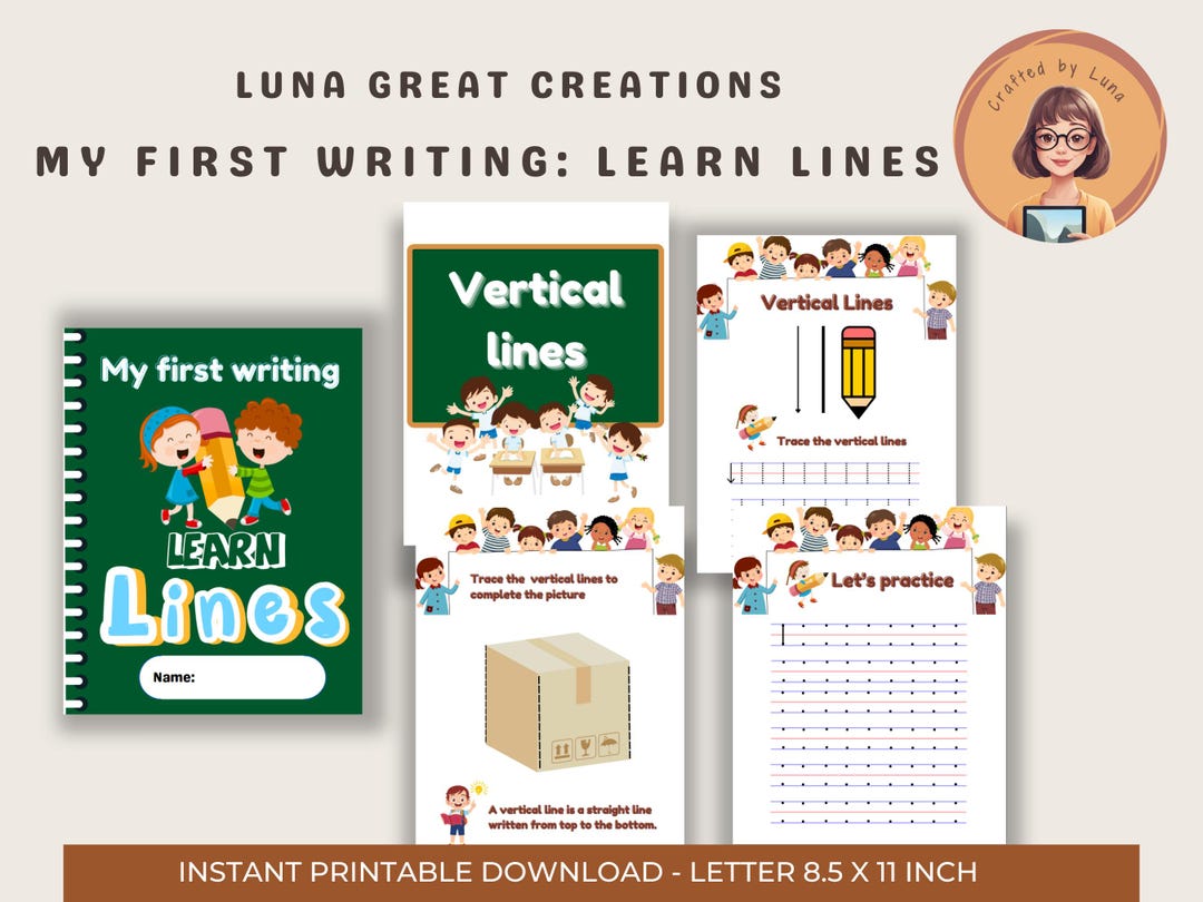 Lines Learn Lines Educational Busy Book for Toddlers & Kids Busy Book ...