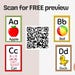 Colorful ABC Flashcards Digital Download, Alphabet Flash Cards ...