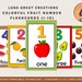 Number Colorful Fruit Number Flashcards 1-10 Digital Download,flash ...