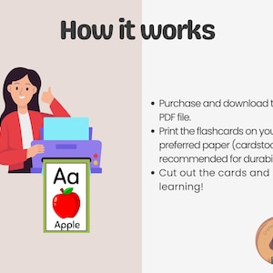 Colorful ABC Flashcards Digital Download, Alphabet Flash Cards ...