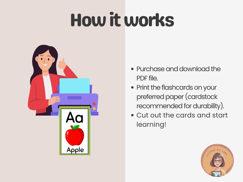 Colorful ABC Flashcards Digital Download, Alphabet Flash Cards ...