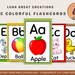 Colorful ABC Flashcards Digital Download, Alphabet Flash Cards ...