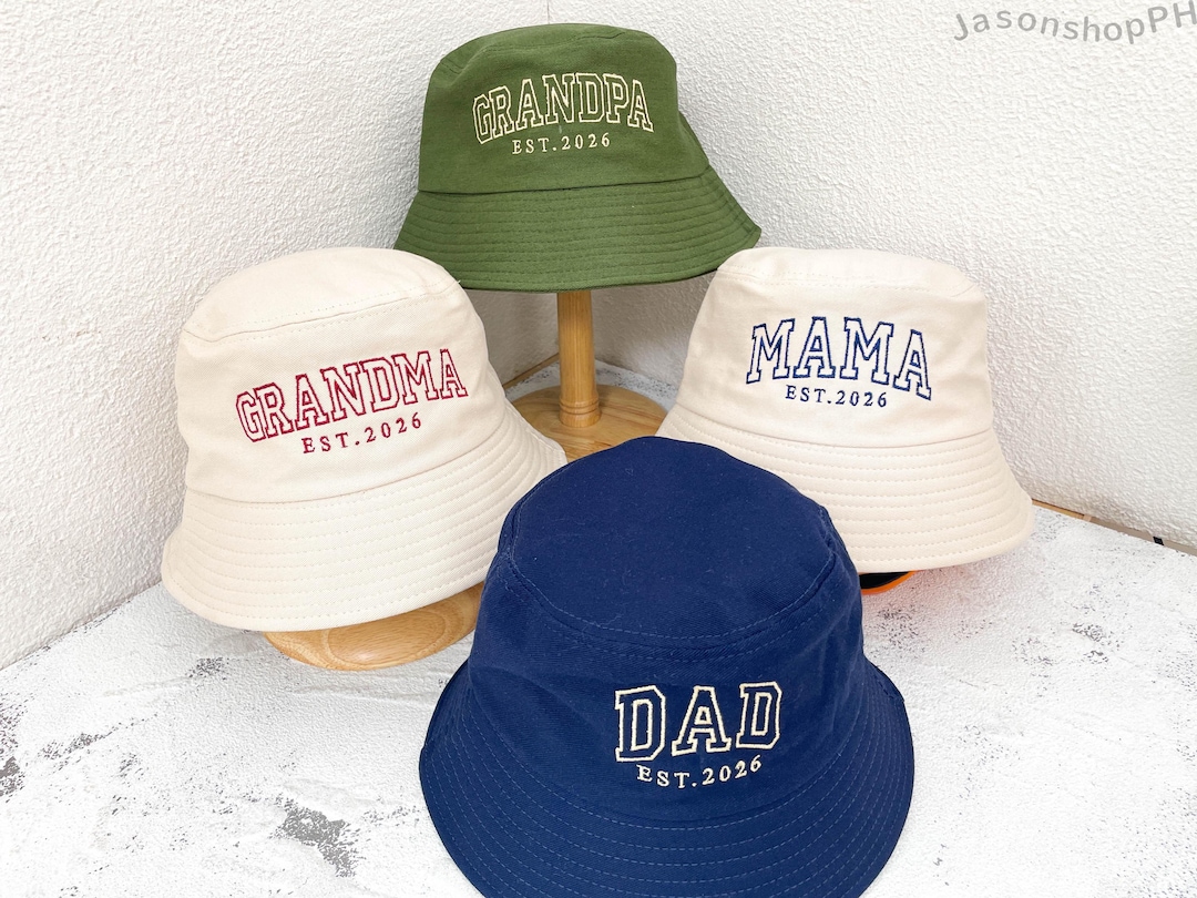 Embroidered Family Bucket Hats | Custom Unisex Bucket Hat | Best ...