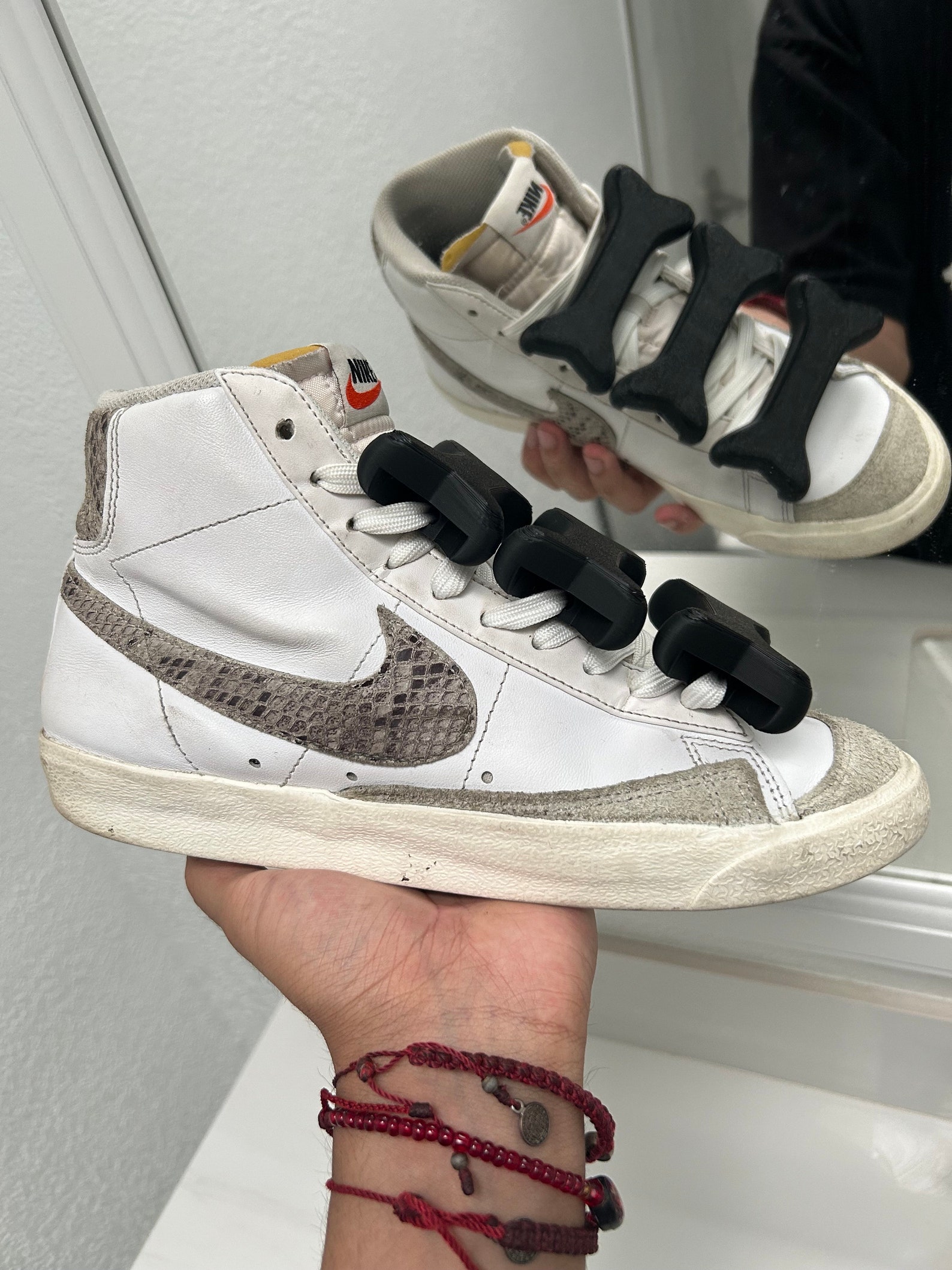 Black Jeremy Scott Style Bones Lacelocks - Etsy