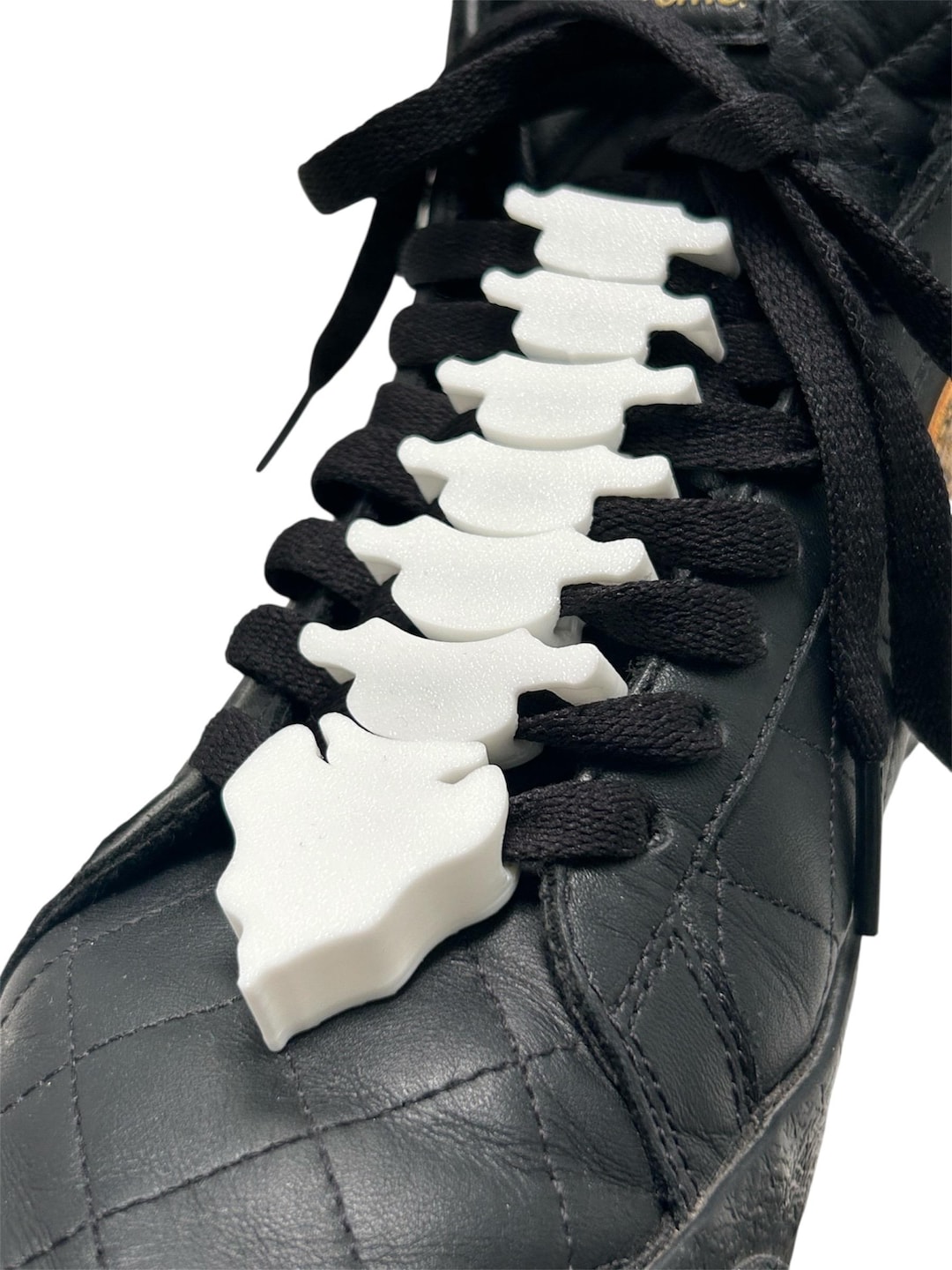 Spine Bones Shoelace Charm – Skeletal Lace Lock for Sneakers, Gothic ...