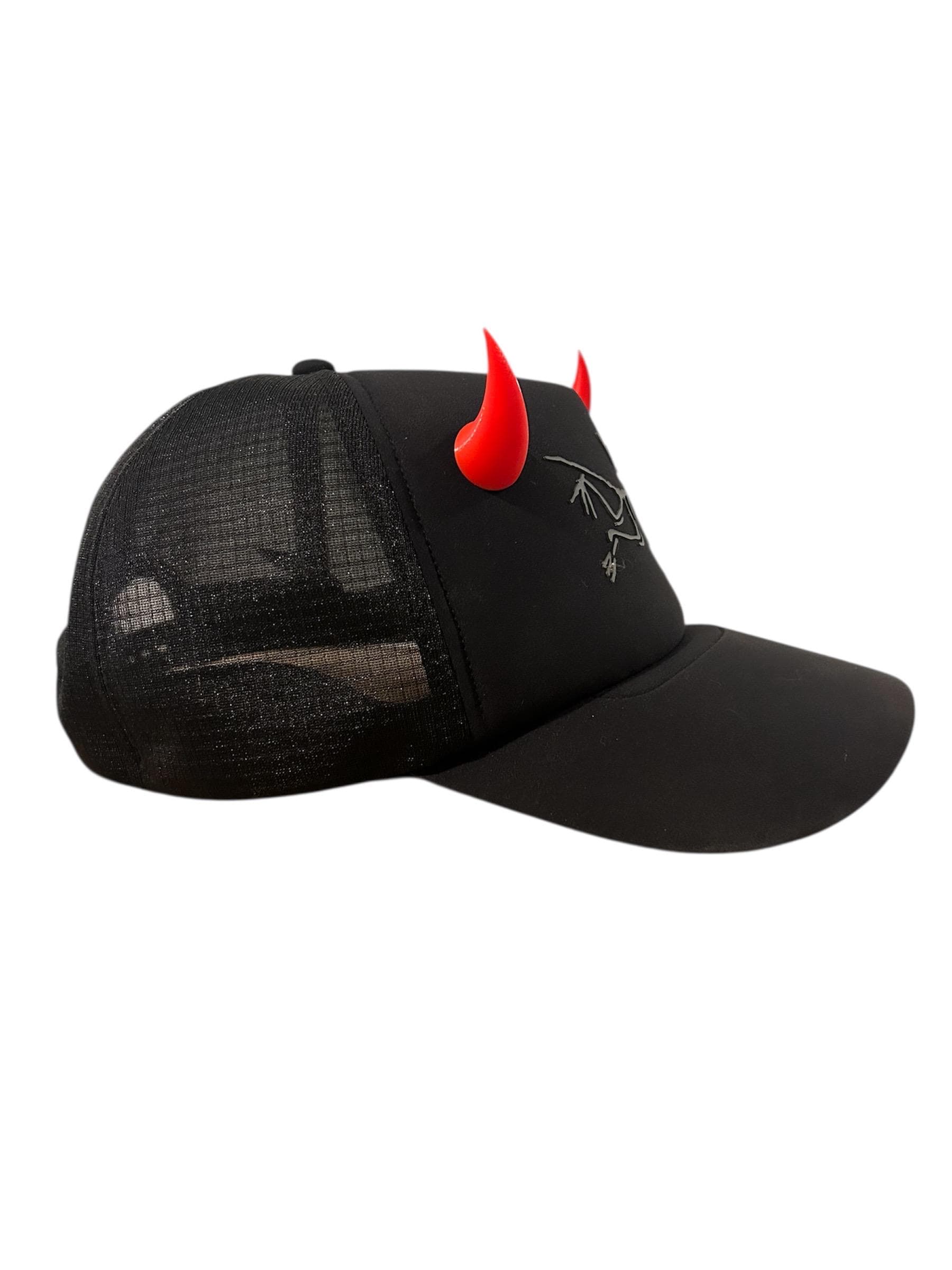 Goth Punk Emo Devil Magnetic Detachable Horns Universal Hat Accessory ...