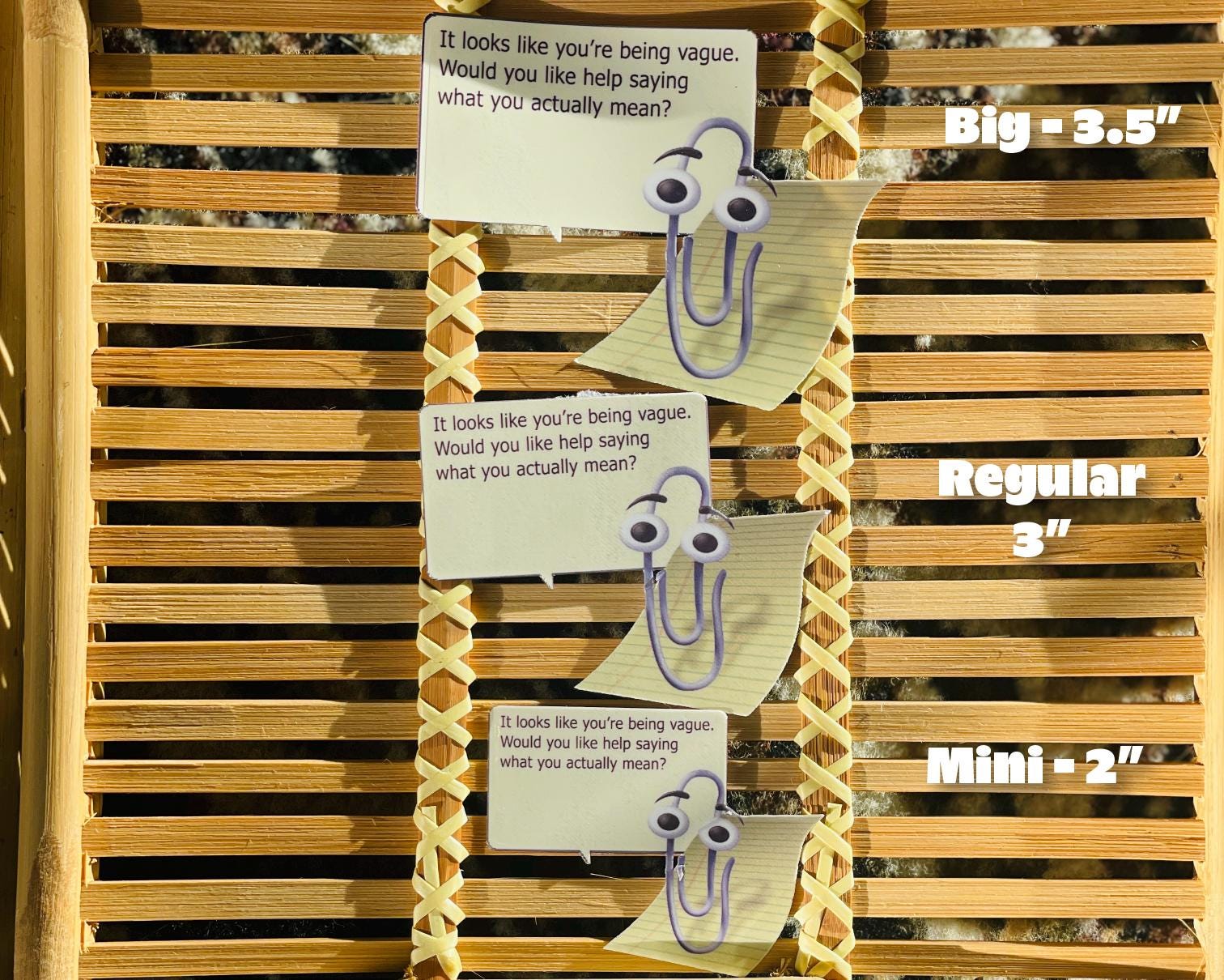 Funny Autism Clippy Sticker: Neurodivergent Microsoft Meme, Waterproof ...