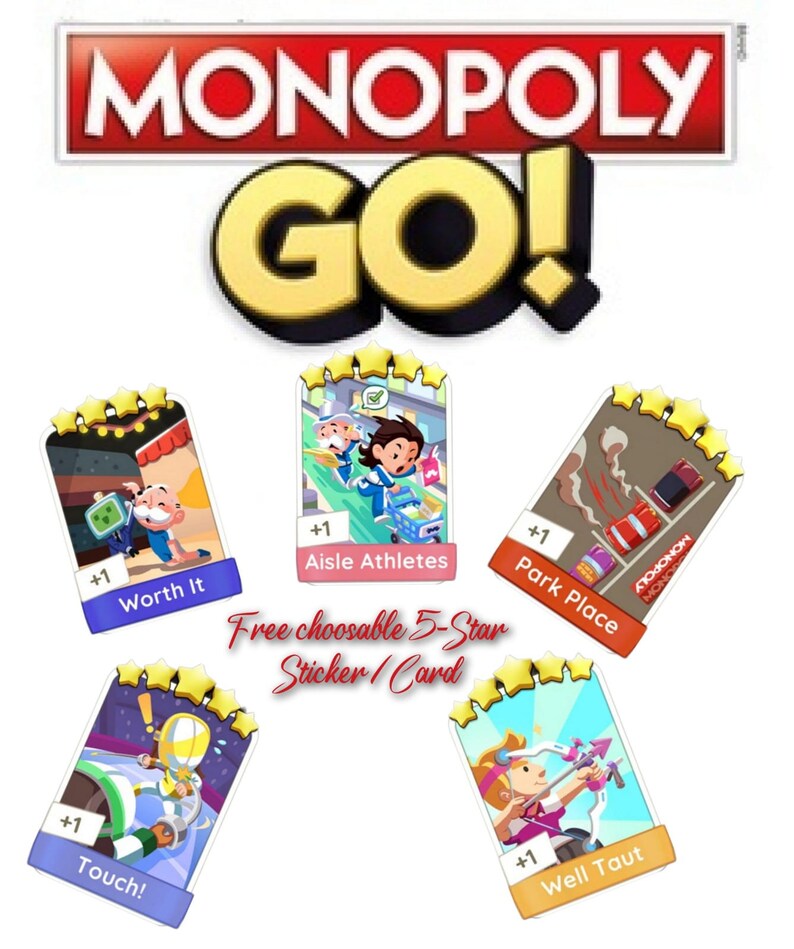 Mind the Gap Monopoly Go Card Sticker 5-star 1st Album - Etsy