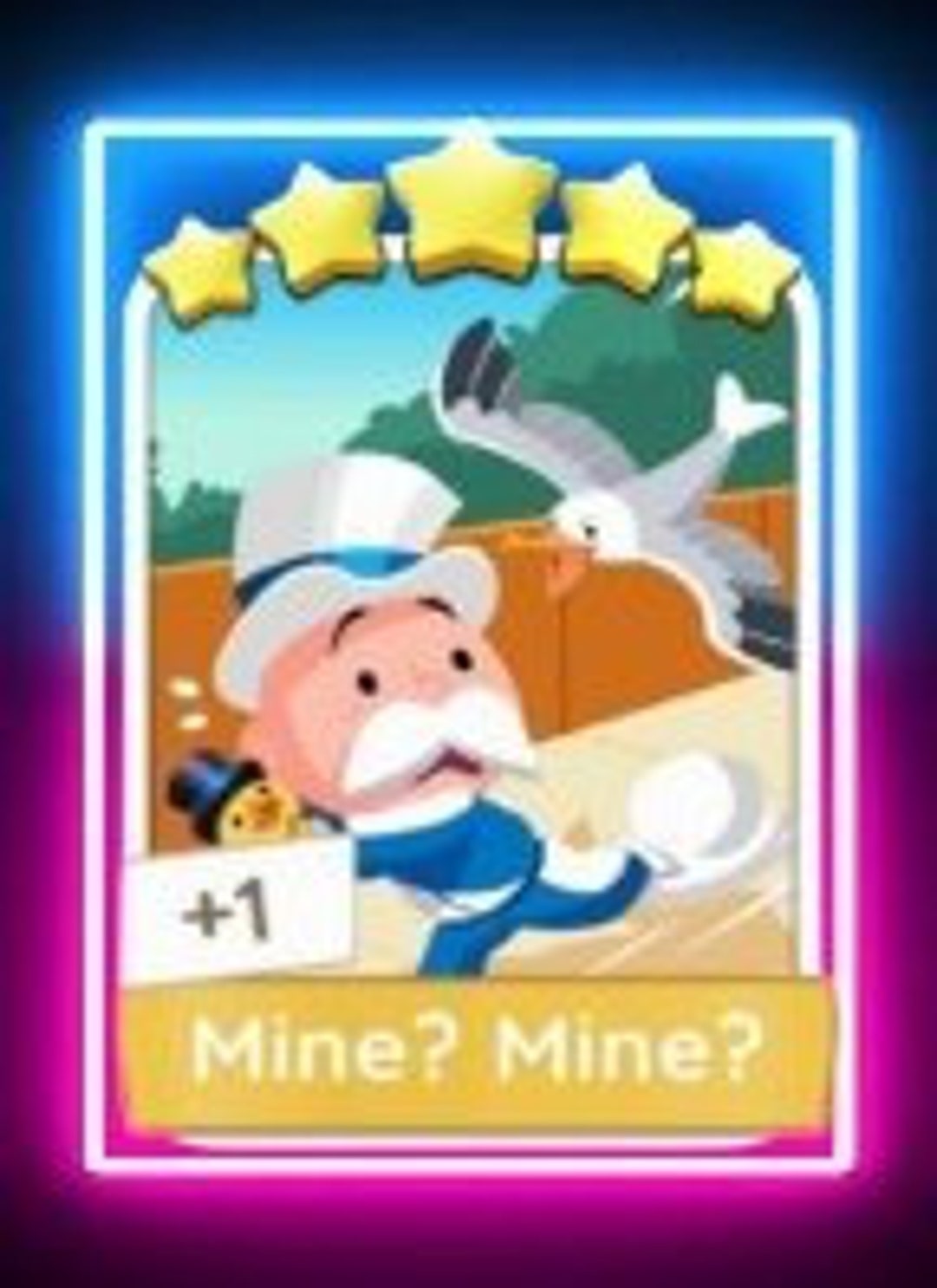 Mine Mine Monopoly Go Card Sticker 5-star 1st Album - Etsy
