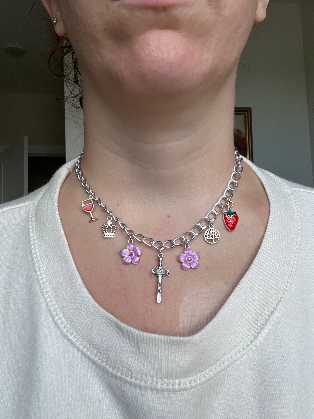 Powerless Charm Necklace, Powerless Merch, Powerless Book Merch, Charm ...