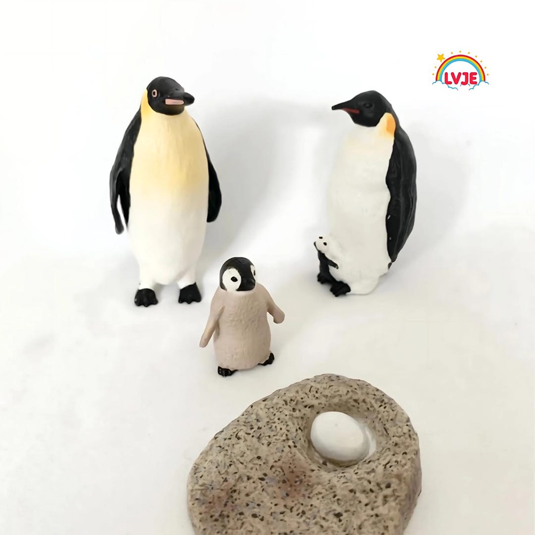 Penguin Life Cycle Montessori Activity - Kids Figurines Set - Nature ...