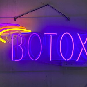 Neon Botox Business Glass Neon Sign - Etsy