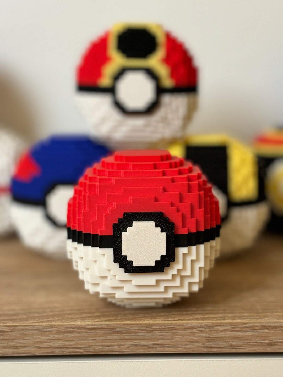 Pixel Pokéball Replica Perfect Gift for Pokémon Fans - Etsy