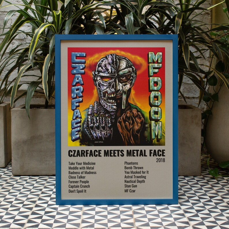 Czarface Meets Metal Face Album Poster, Czarface Meets Metal Face Cover ...