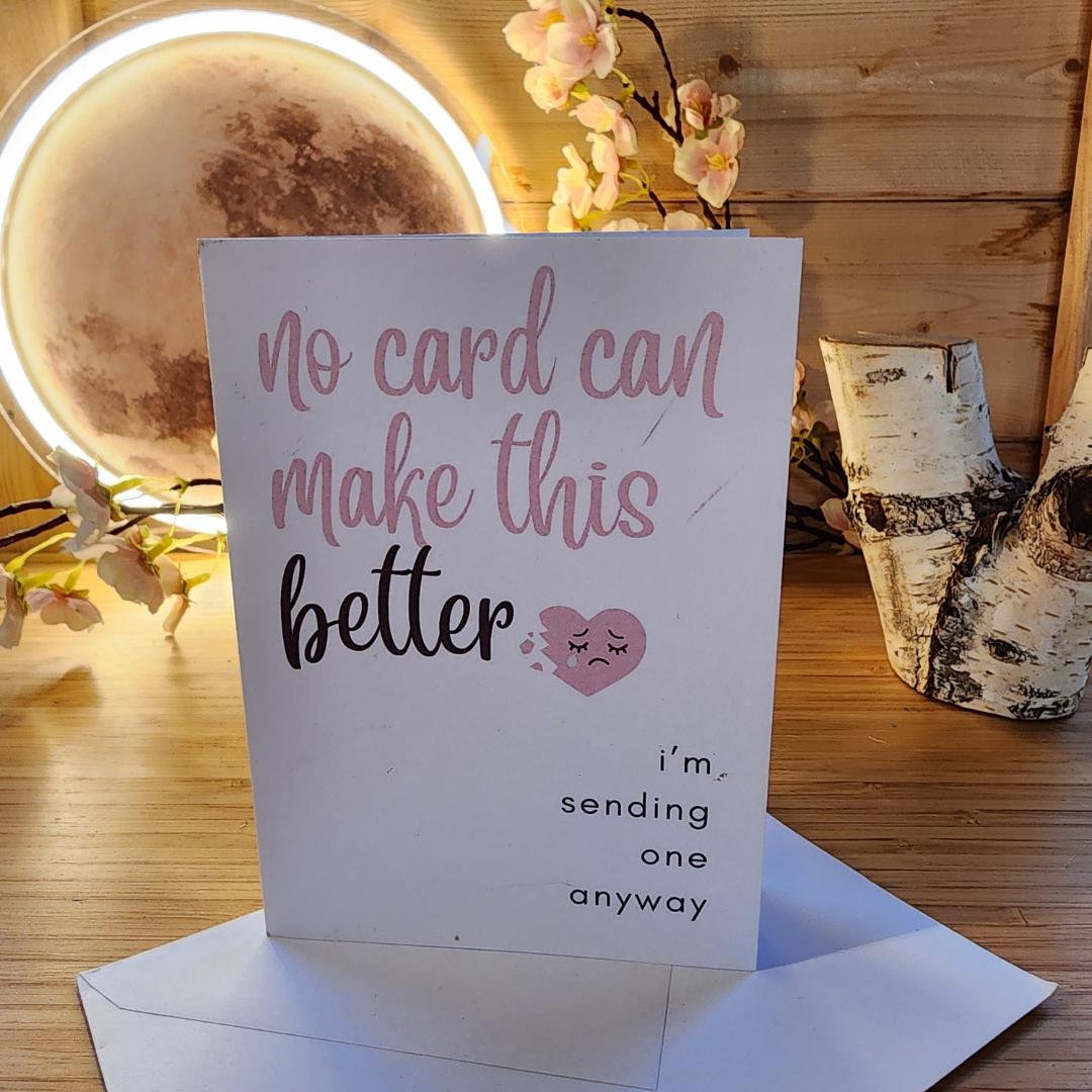 Sending Love Anyway - Greeting Card, Bereavement Card, Sympathy Card ...