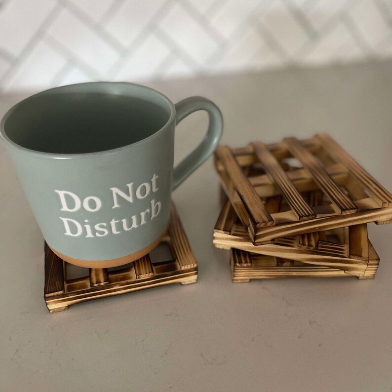Farmhouse Mini Pallet Coasters (set of 4) - Etsy
