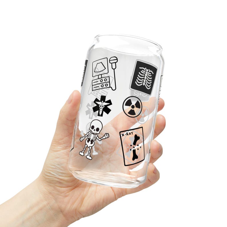 Radiology Sipper Glass, X-ray Tech Gift, Healthcare Worker Cup, Medical ...
