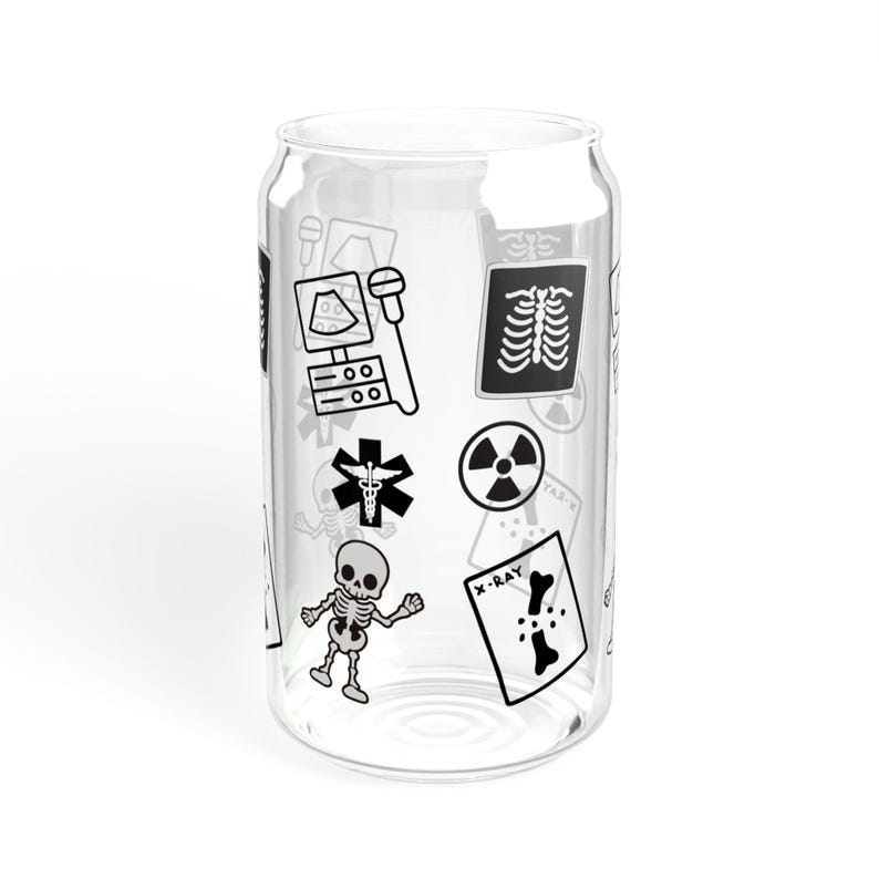 Radiology Sipper Glass, X-ray Tech Gift, Healthcare Worker Cup, Medical ...