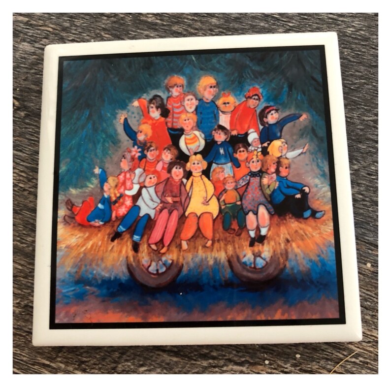 Vintage Dixie Rogerson Artist Art Tiles! Pre Owned New Condition. YOU ...