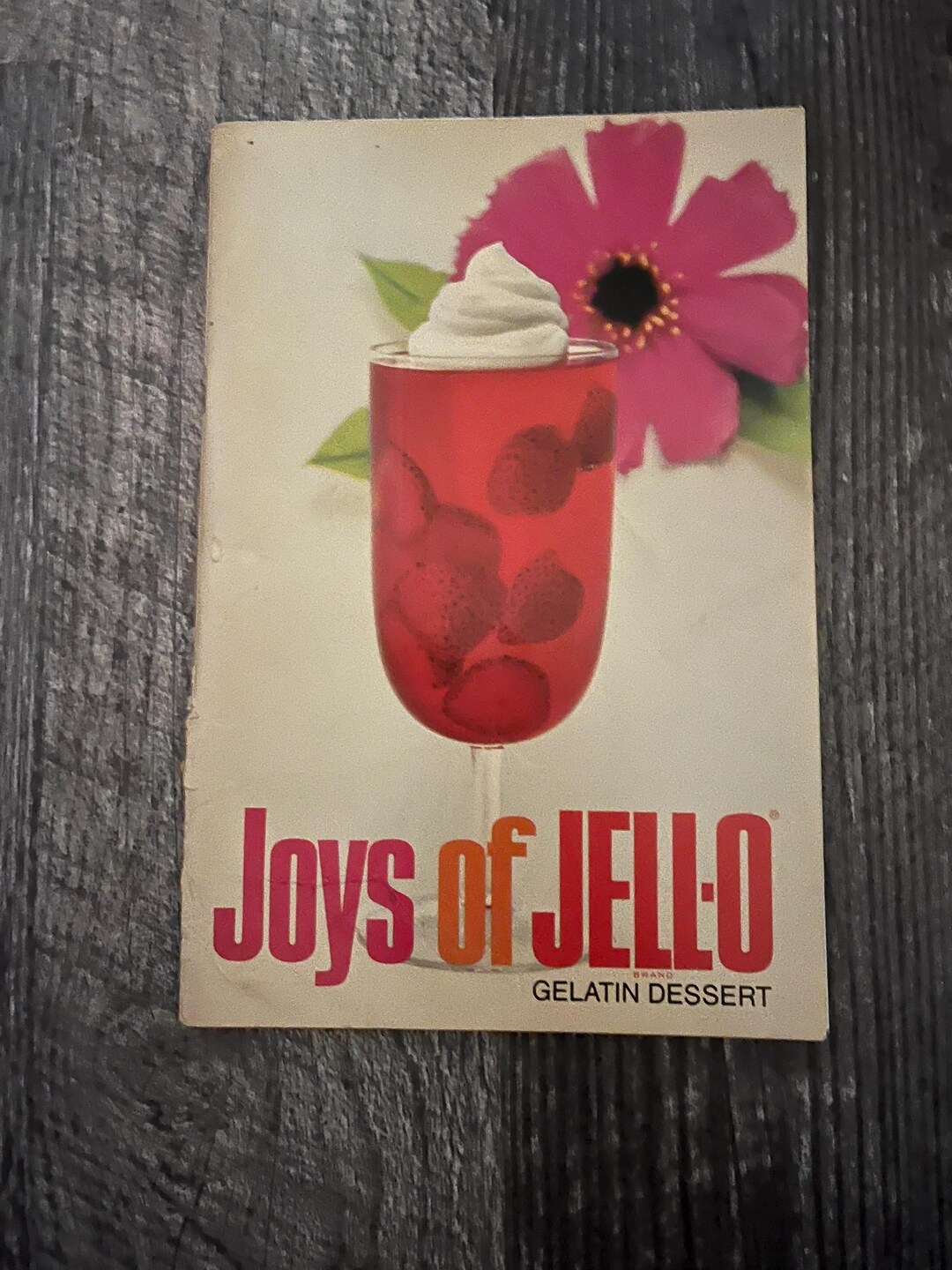 Vintage 1970s Joys of Jello Gelatin Dessert Cookbook. Recipe Book Jell ...